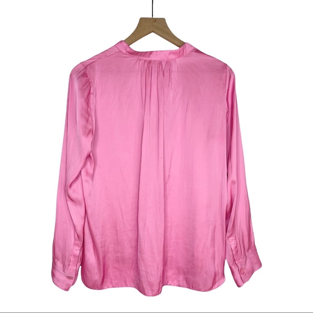 Zadig & Voltaire Tink Satin Long Sleeve Blouse - Gem